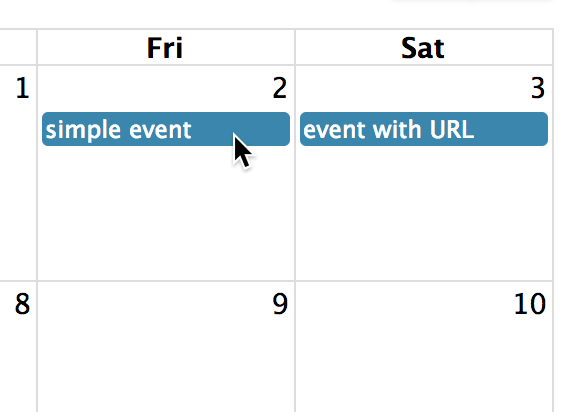 Event Clicking & Hovering - Docs v5 | FullCalendar