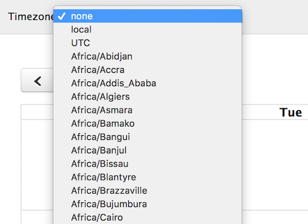 timeZone - Docs v5 | FullCalendar